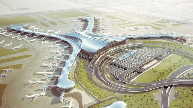 Abu Dhabi International Airport, Midfield Terminal Building | Building ...
