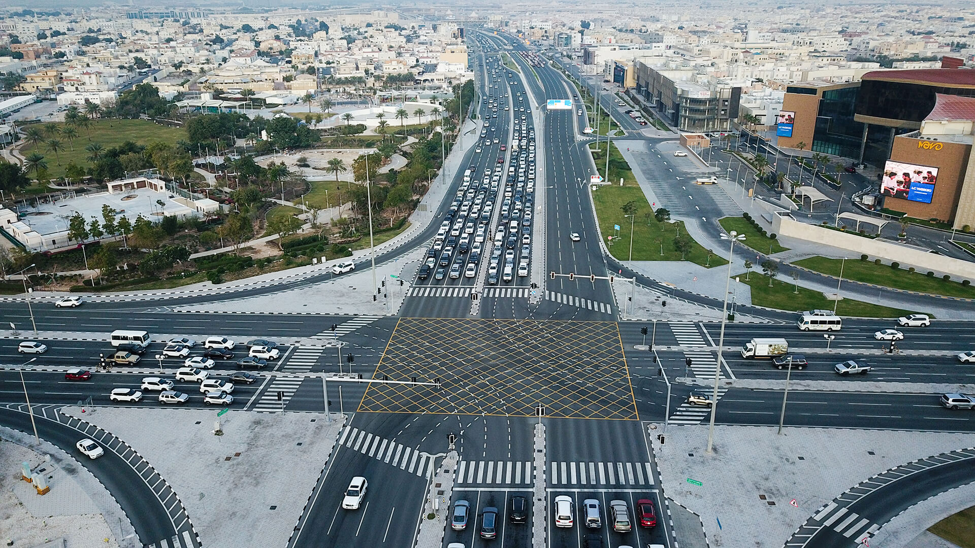 Design and Construction of Al Bustan Street North | Construction Middle ...